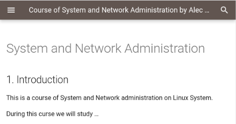 Change left navigation menu title with a simple variable · Issue #2550 · squidfunk/mkdocs ...