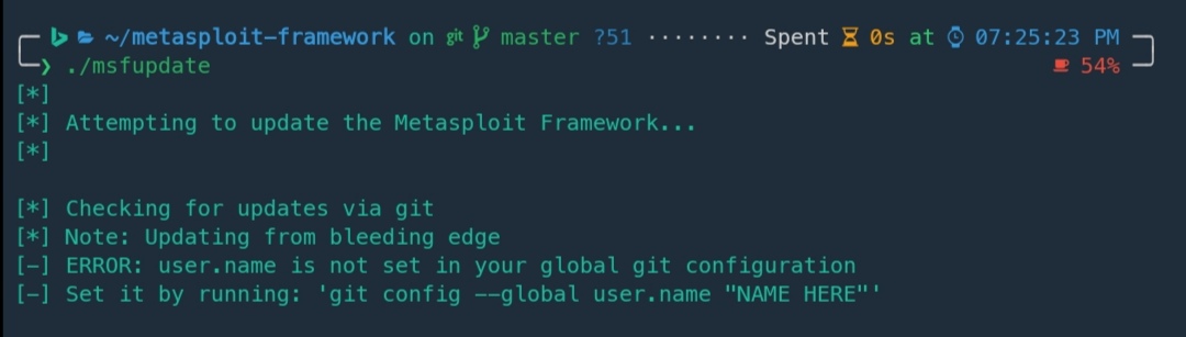 Update Issue On Termux · Issue 14689 · Rapid7 Metasploit Framework · Github