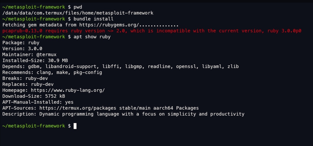 Msf Not Compatible With Ruby 300p0 · Issue 14743 · Rapid7metasploit Framework · Github 