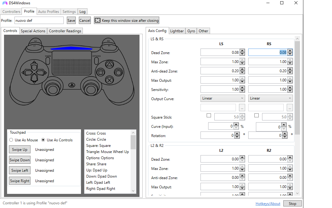 LSDeadZone & RSDeadZone have different values in GUI and XML profile · Issue #1150 · Ryochan7 ...