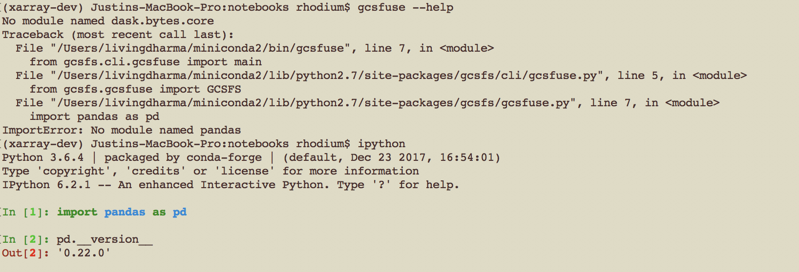 ImportError: cannot import name 'FUSE' · Issue #95 · fsspec/gcsfs · GitHub
