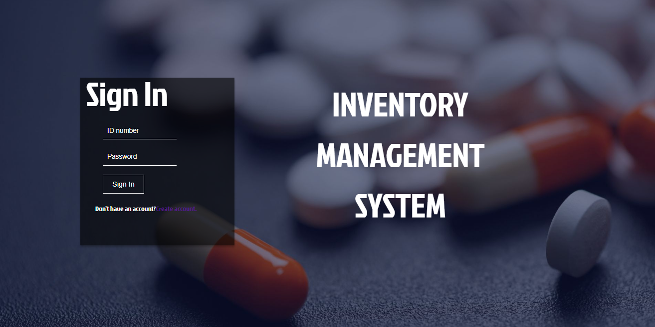 GitHub - gellyreign/inventorymgt: A capstone project 'Inventory Management System' for Pharmacy