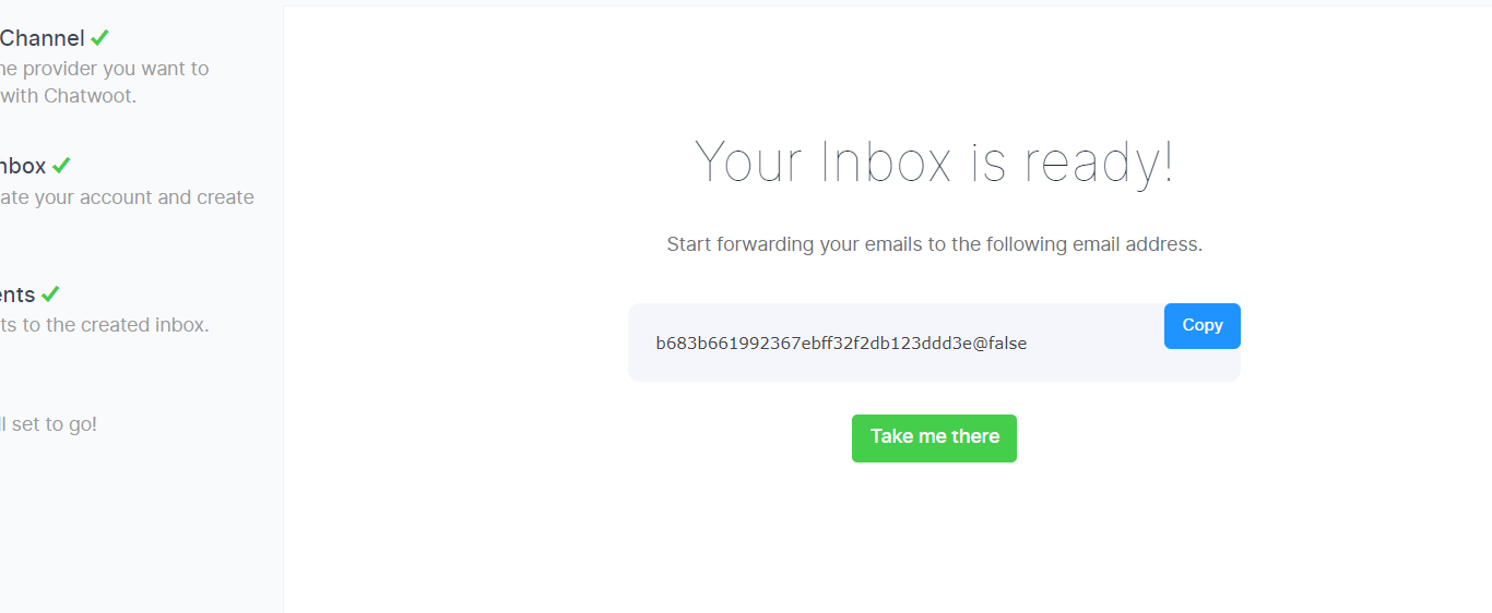 Invalid forward email on setting up Email inbox · Issue #1867 · chatwoot/chatwoot · GitHub