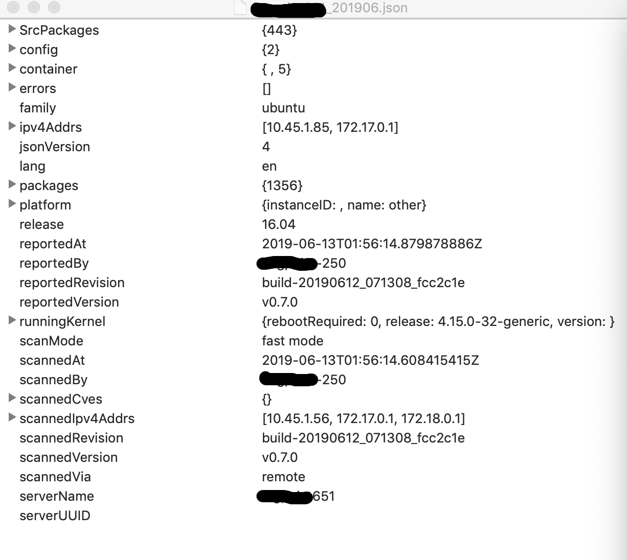 no cve in the json report · Issue #842 · future-architect/vuls · GitHub