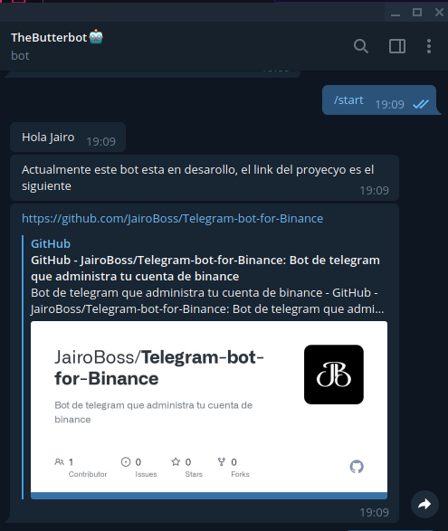 GitHub - JairoBoss/Telegram-bot-for-Binance: Bot de telegram que ...