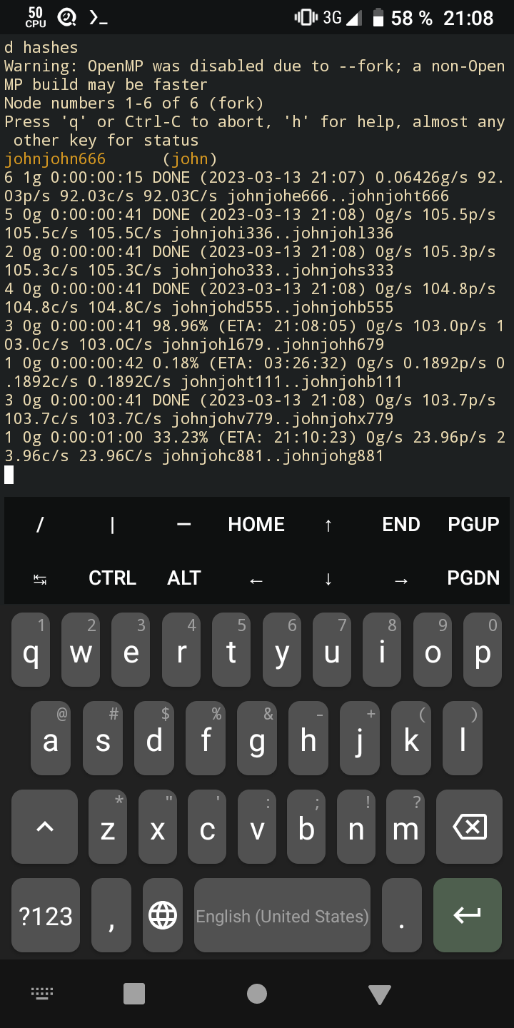Jtr Holds Cpu Resources After Found Password · Issue 5252 · Openwall John · Github