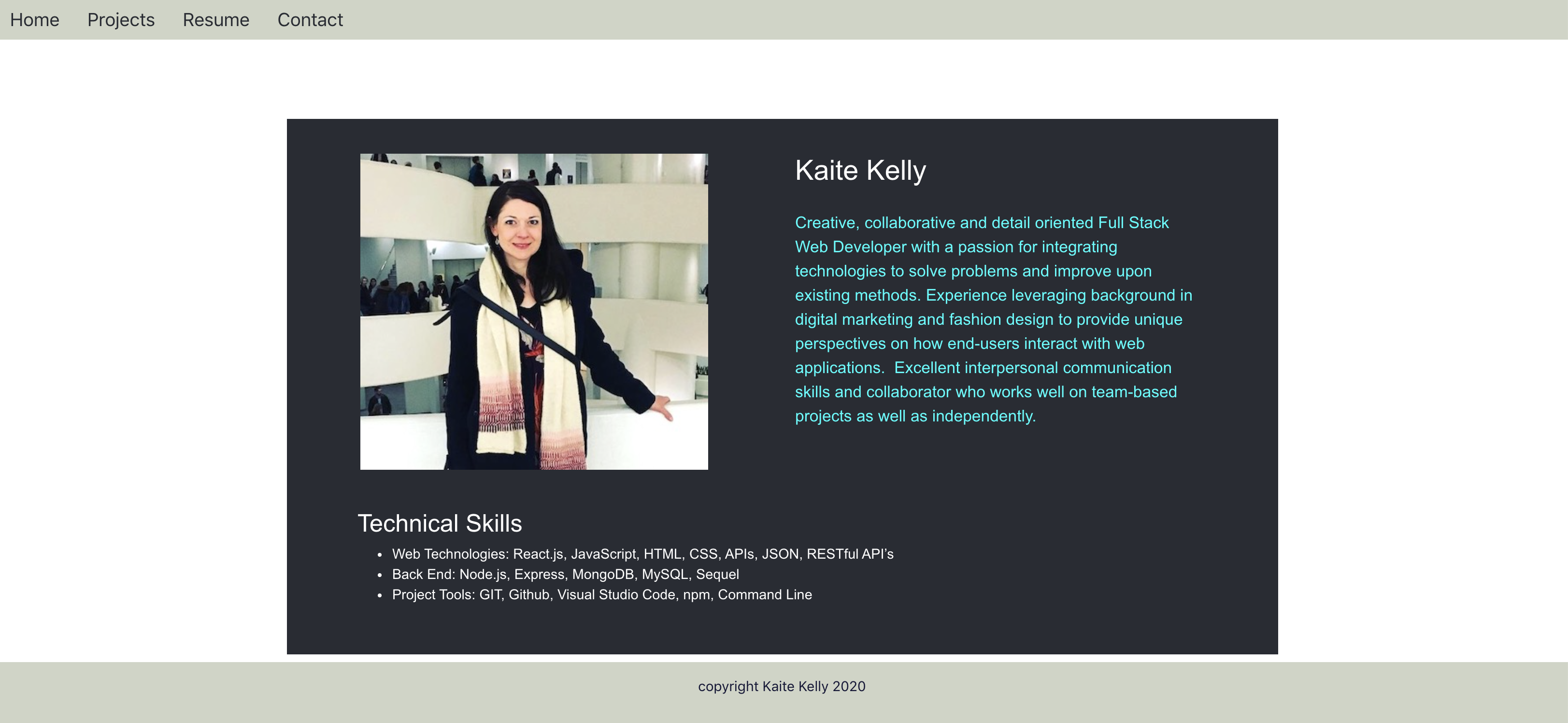 GitHub - kaitekelly/Portfolio-in-React: My developer portfolio built ...