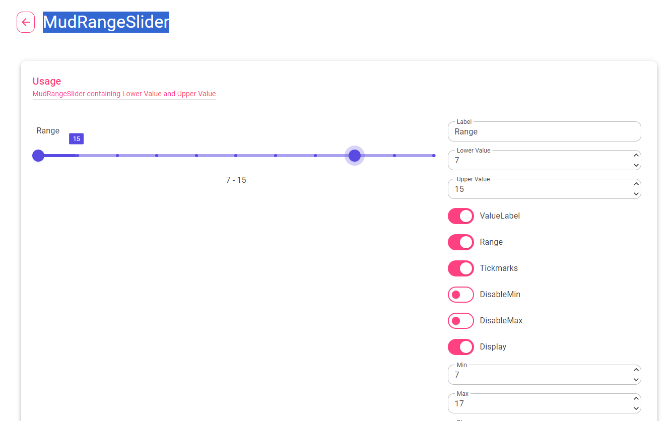 [Bug][[MudRangeSlider] When Min value is set to value other than 0 the visible range misbehaves ...