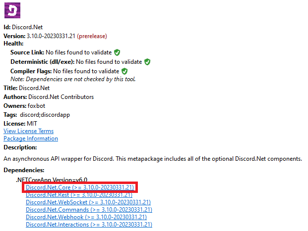 MyGet packages versioning issues · Issue #2650 · discord-net/Discord.Net · GitHub