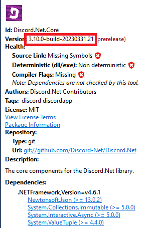 MyGet packages versioning issues · Issue #2650 · discord-net/Discord.Net · GitHub