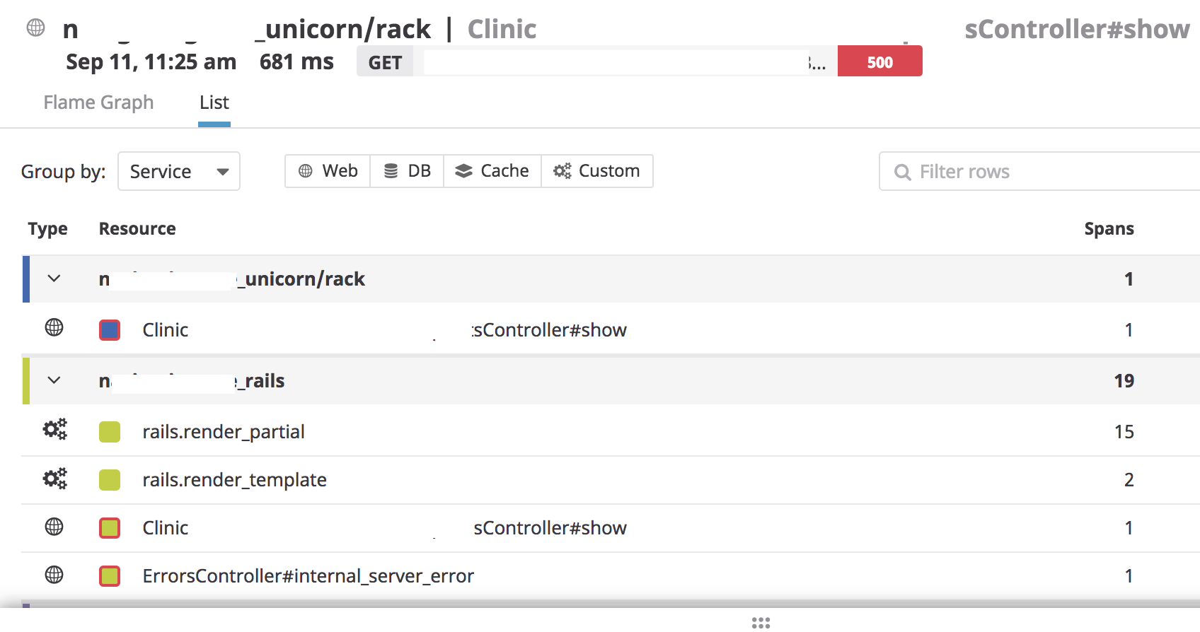 Ability to blacklist resources (such as an ErrorsController) · Issue #532 · DataDog/dd-trace-rb ...