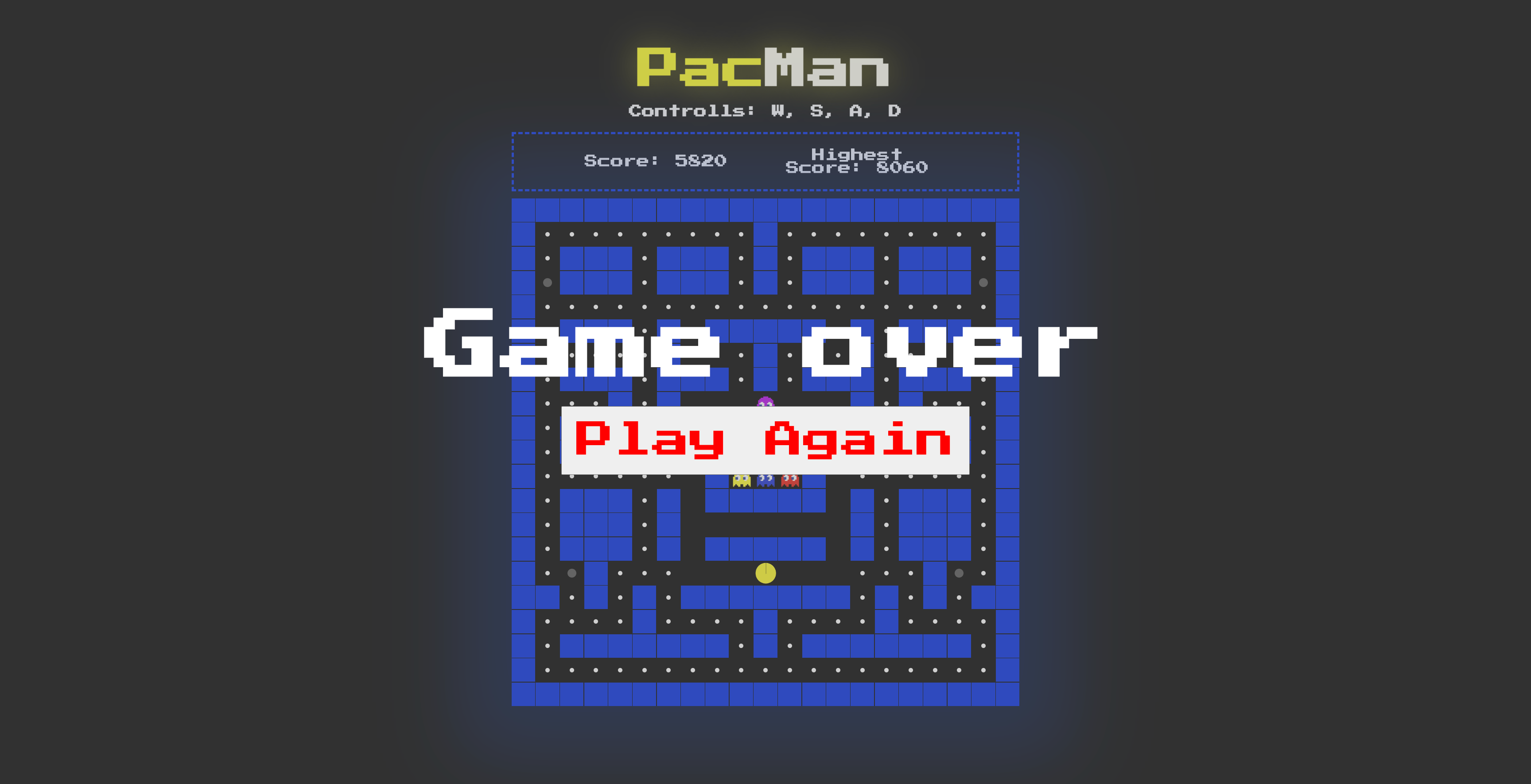 GitHub - marcelmilosz/PacMan-VanillaJs: PacMan using VanillaJs
