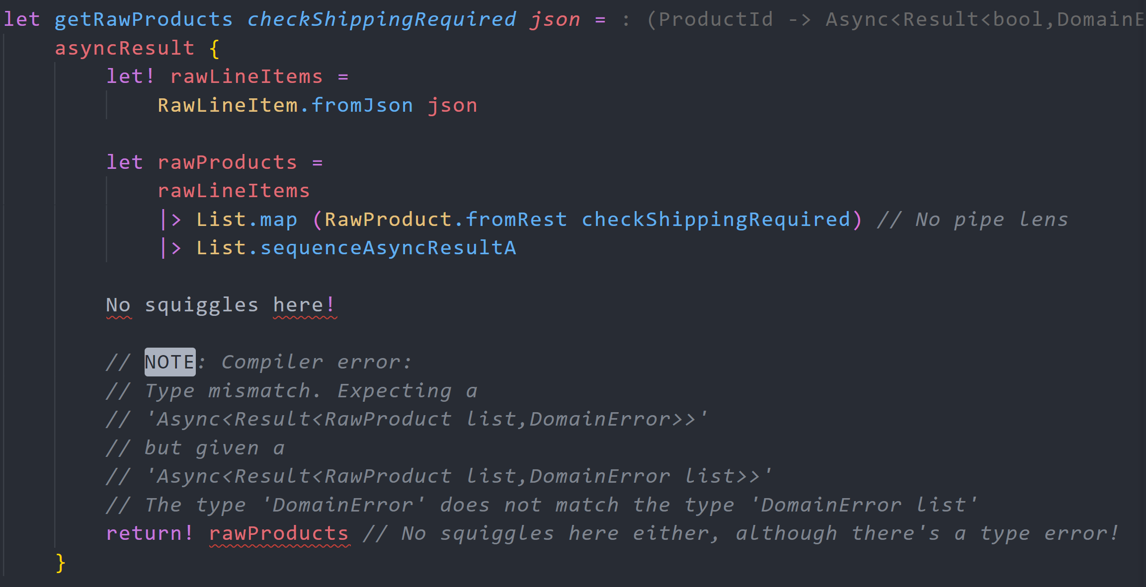 F# Script File: No Errors Displayed in Code, No Pipe Lens · Issue #1585 ...