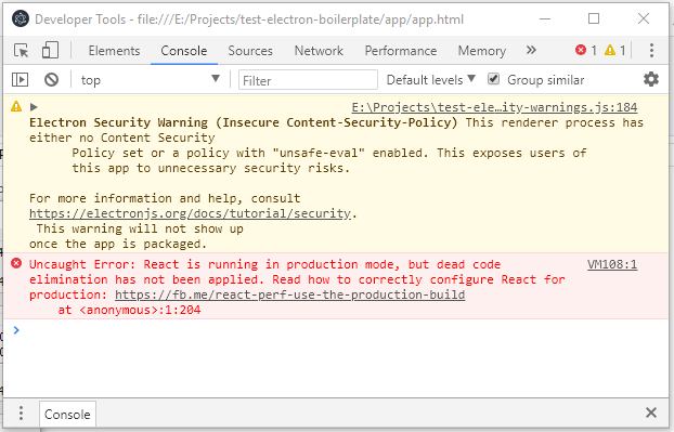 Compiled Apps Use Development Version Of React And React Dom · Issue 2148 · Electron React