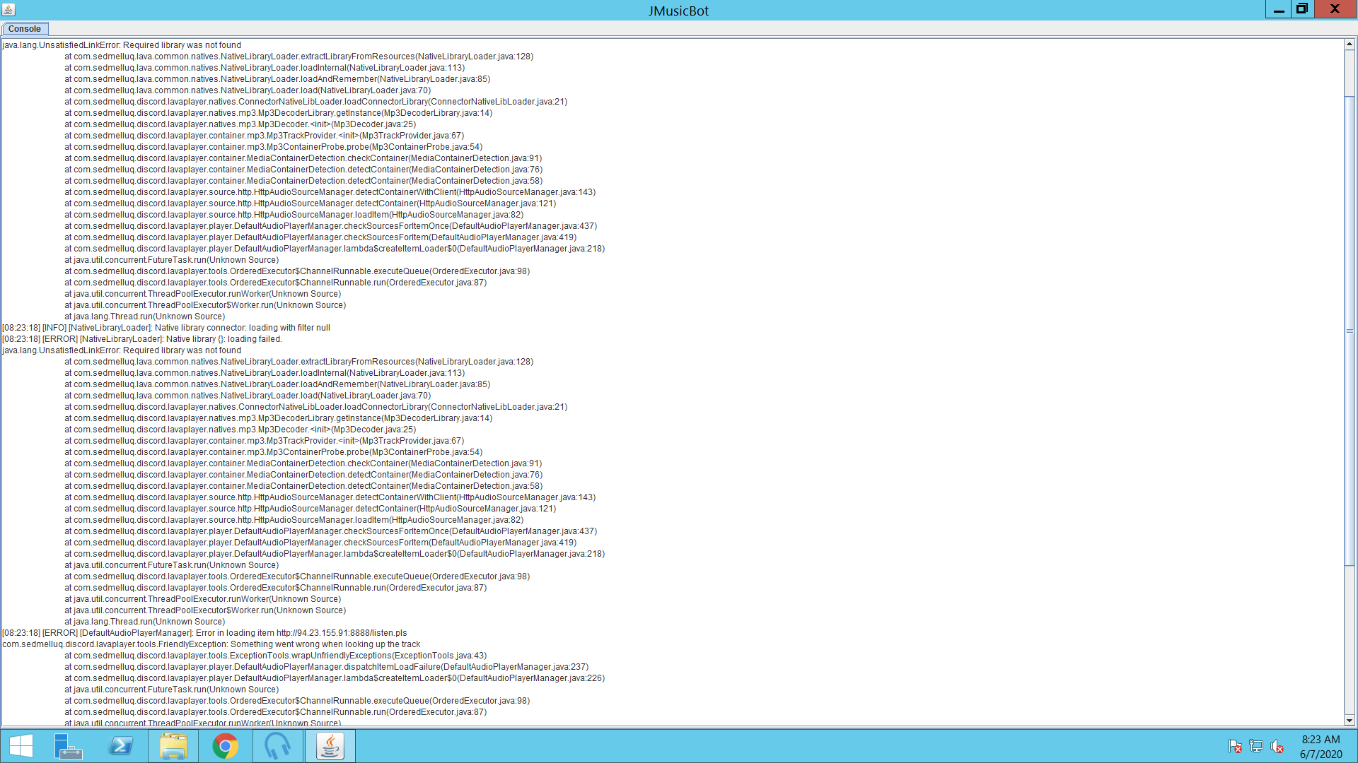 [Bug Report] Unable to play shoutcast pls · Issue #436 · jagrosh/MusicBot · GitHub