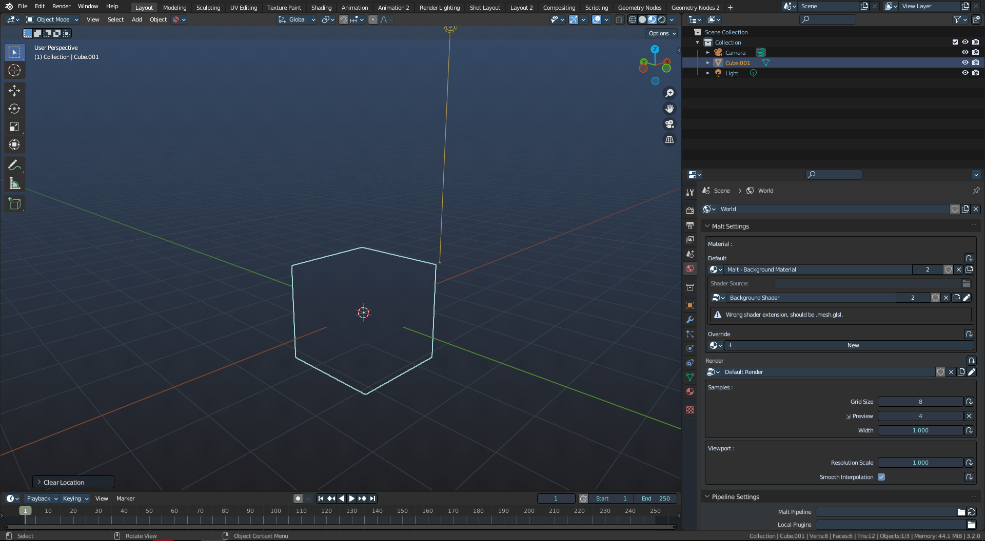Nothing is rendered, viewport all gray · Issue #328 · bnpr/Malt · GitHub