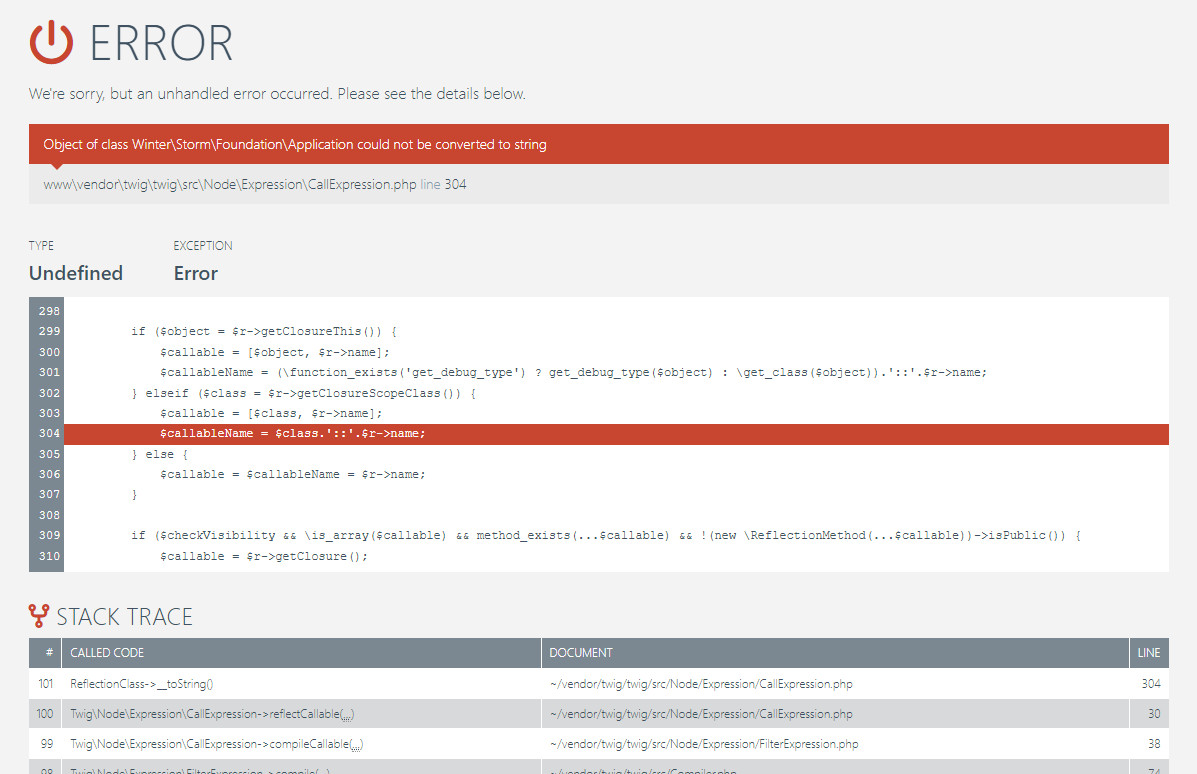 Mail branding - Settings page error · Issue #573 · wintercms/winter · GitHub