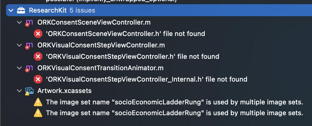 iOS 16 Compatibility · Issue #1509 · ResearchKit/ResearchKit · GitHub