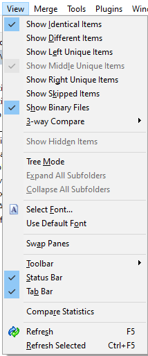 Stop compare, show ALL FILES in the View · Issue #349 · WinMerge/winmerge · GitHub
