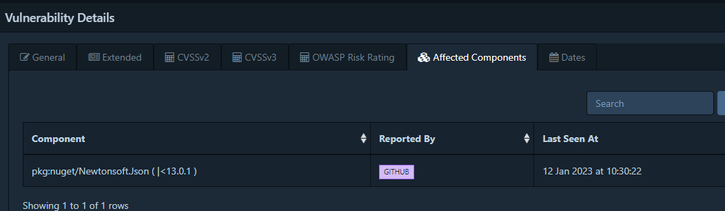 Vulnerabitlity not detected · Issue #2372 · DependencyTrack/dependency-track · GitHub