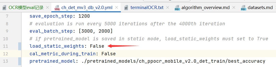 eval.py使用下载的预训练模型评估自有数据集的检测结果，均为0 · Issue #2388 · PaddlePaddle/PaddleOCR · GitHub