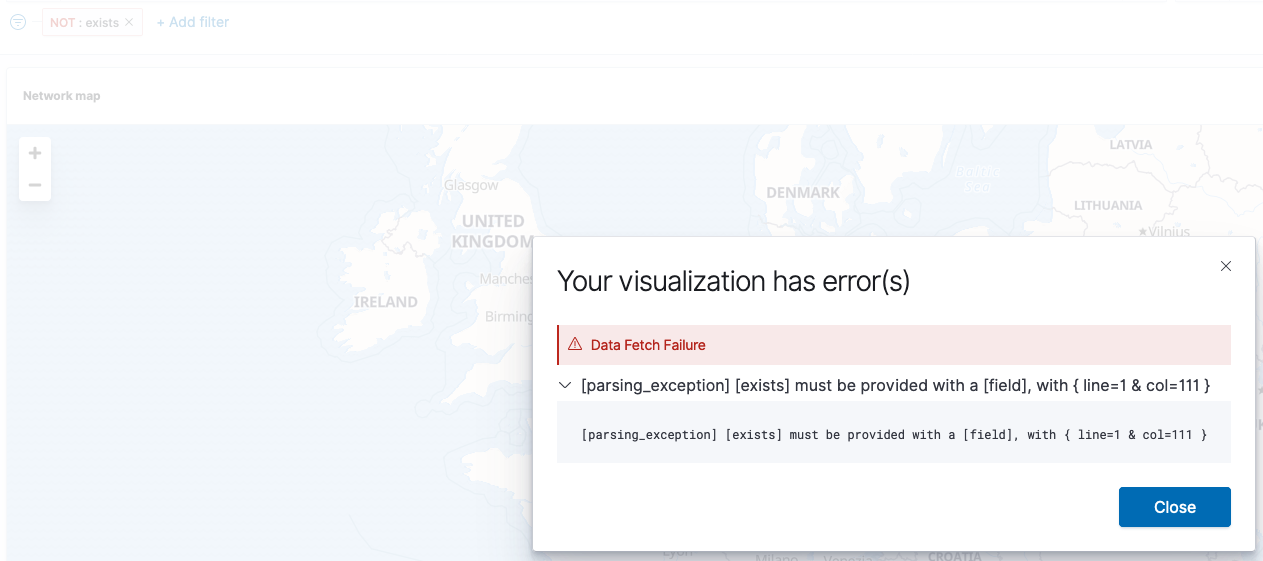 [7.7] [SIEM] Network map tool tip, IP address is not displayed "Data Fecht Failure" · Issue ...
