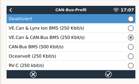 improve Victron integration change CAN speed between 500 & 250 kbps · Issue #251 ...