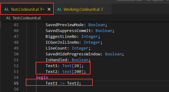 Missing Code Cop Warnings AA0139 · Issue #7170 · microsoft/AL · GitHub