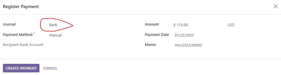 [16] When register payment, default account_id is used instead of journal account_id · Issue ...