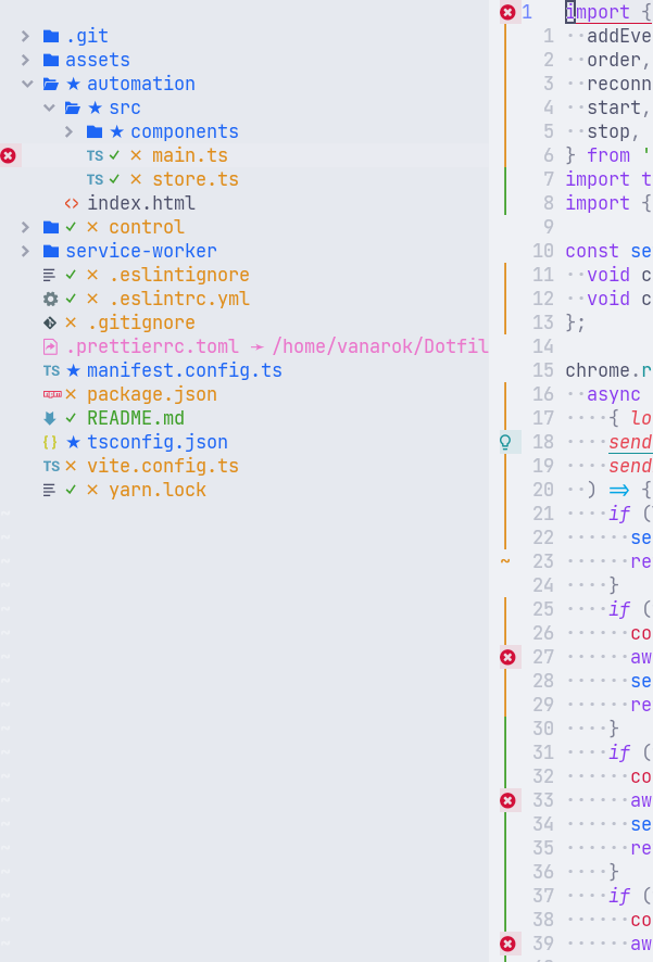 Vim diagnostic signs not integrating with catppuccin · Issue #146 · catppuccin/nvim · GitHub