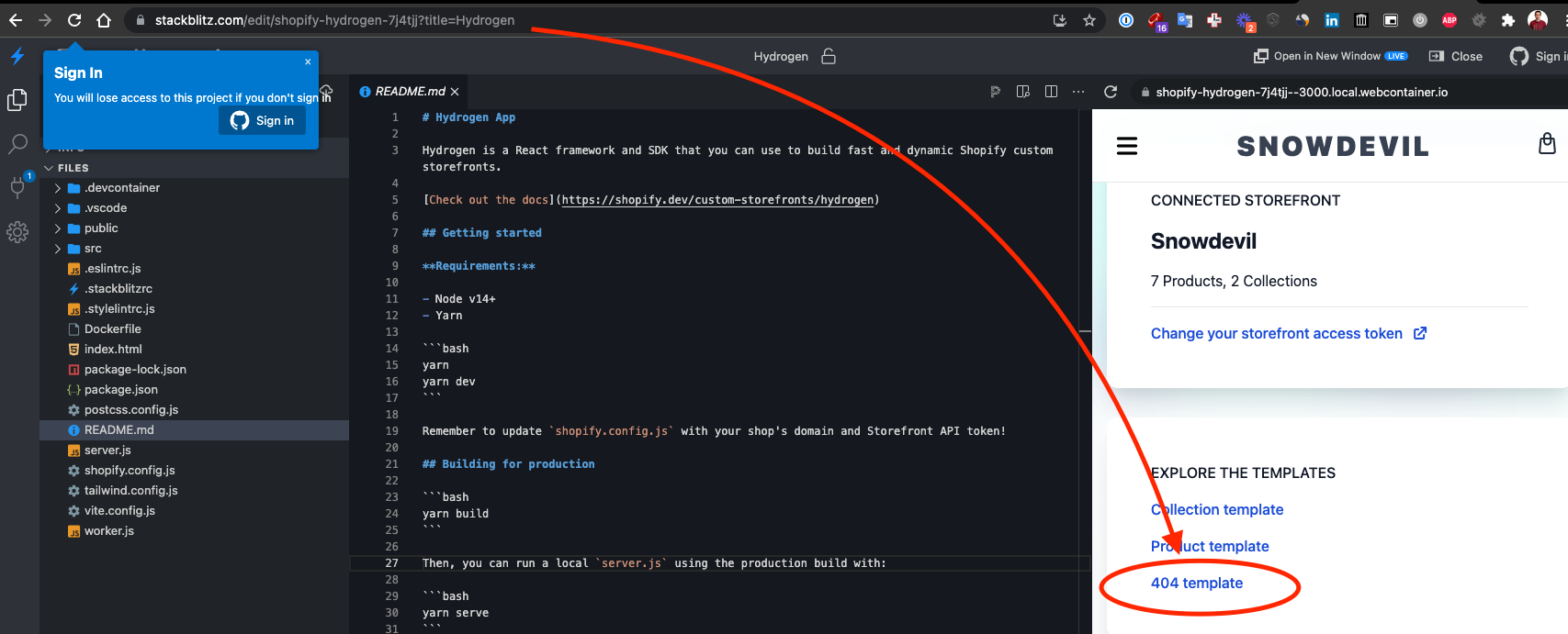 Page 404 not working · Issue #298 · Shopify/hydrogen-v1 · GitHub
