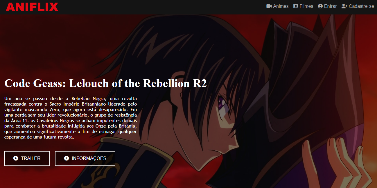 GitHub - leobritodev/Aniflix: Aniflix - Clone Netflix de Animes