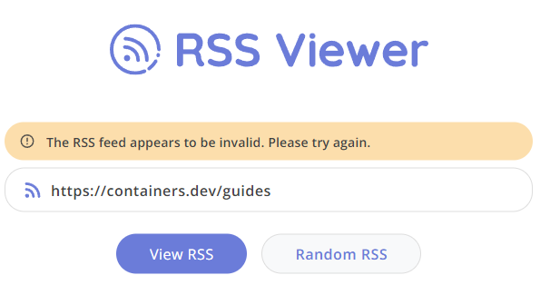 RSS feed doesn't work · Issue #243 · devcontainers/devcontainers.github.io · GitHub