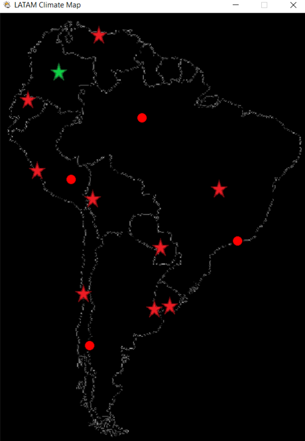 GitHub - JohnFuhrm12/LATAM-Weather-Map: South America Weather Map GUI ...