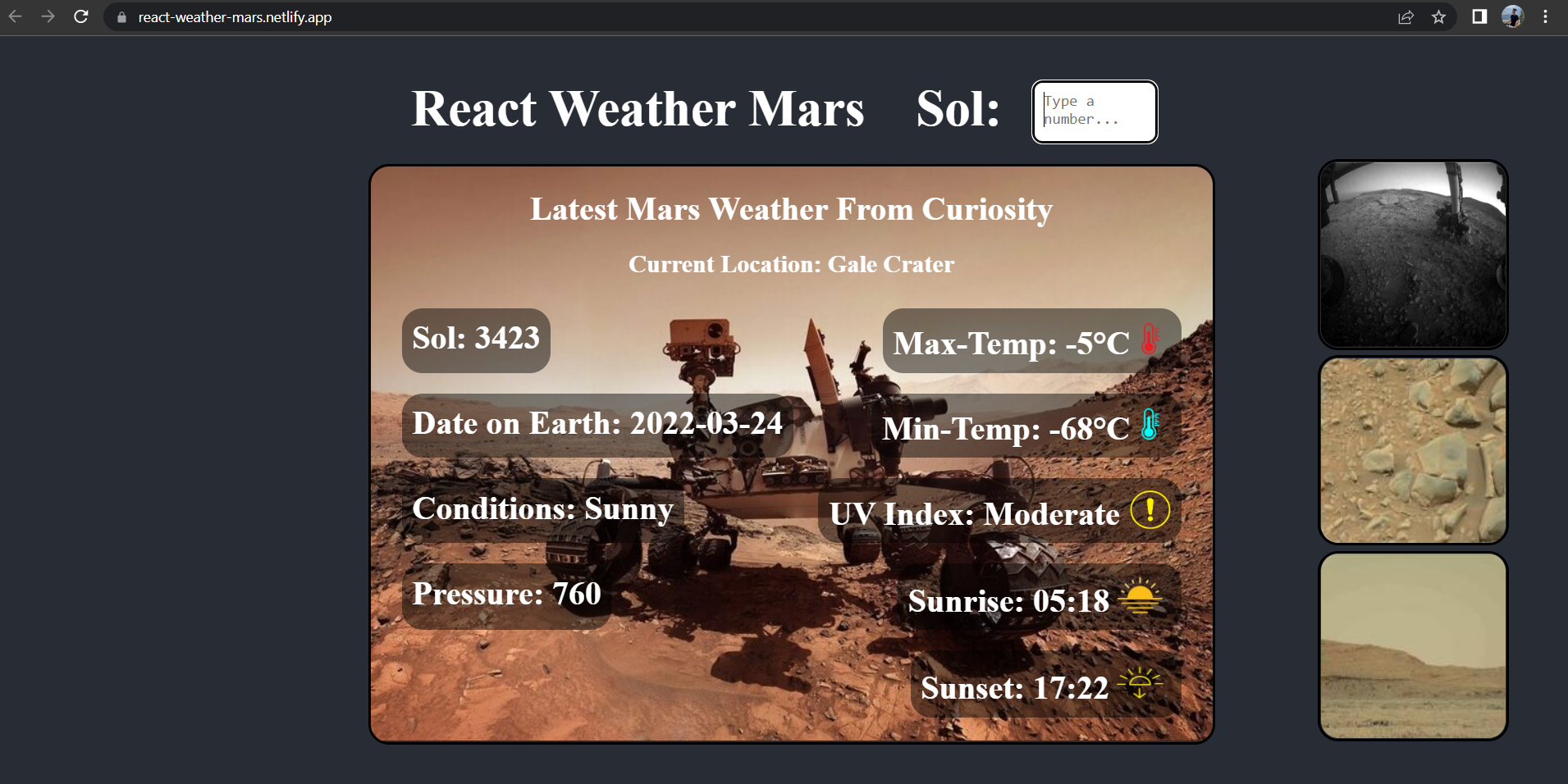 GitHub - JohnFuhrm12/React-Weather-Mars: A weather app made with React ...