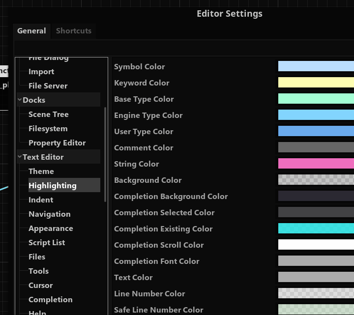 Make the visual script editor as 'customizable' as the text editor or, more . . · Issue #2156 ...