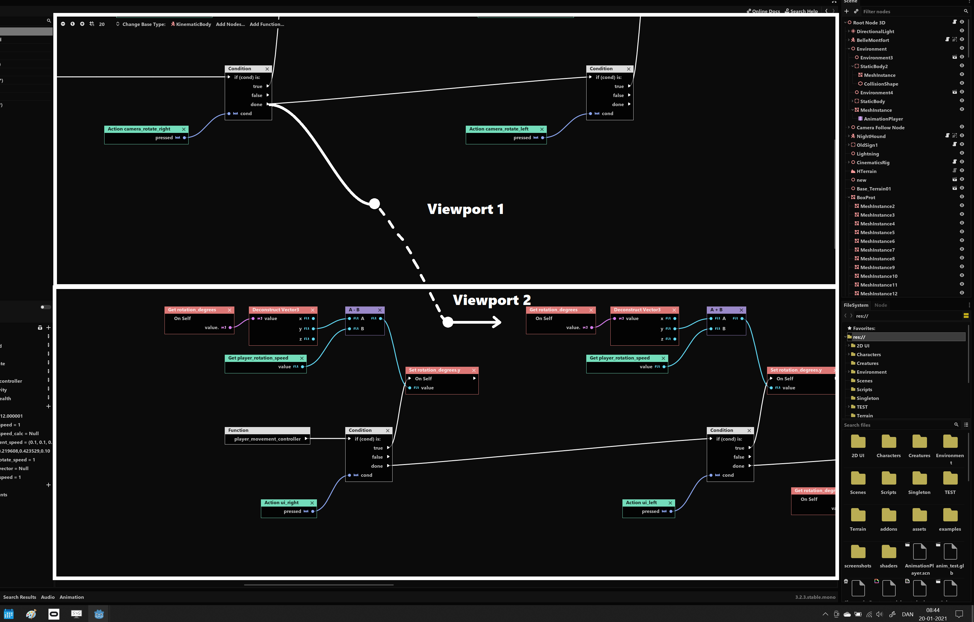 Fix Visual script so it is as scalable as written coding, with a new feature . . . · Issue #2157 ...