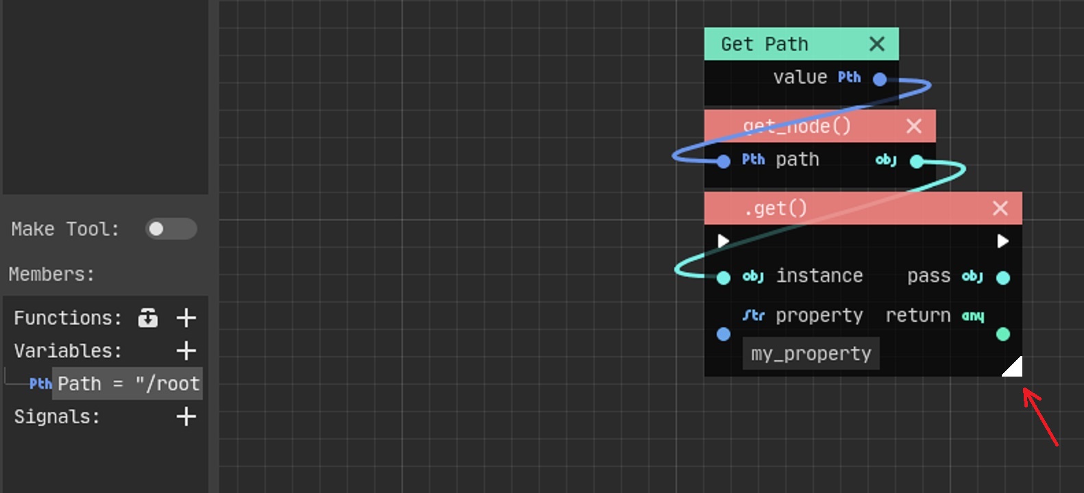 Add a ' set ' and ' get ' autoload singleton variable box to visual script . . . · Issue #1347 ...