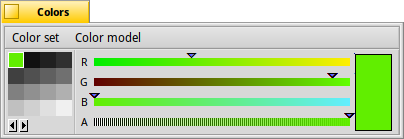 A more compact Colors window · Issue #268 · HaikuArchives/ArtPaint · GitHub
