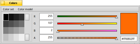 A more compact Colors window · Issue #268 · HaikuArchives/ArtPaint · GitHub