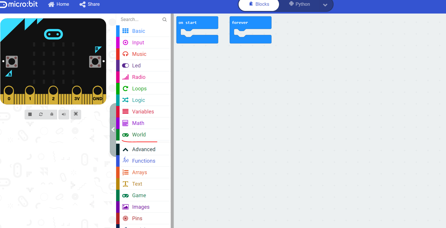 extension not appearing in blocks · Issue #3916 · microsoft/pxt-microbit · GitHub