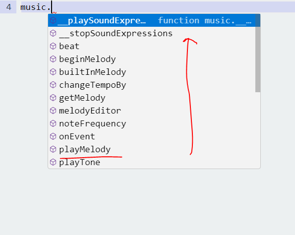 Typescript intellisense should show api in order of their weights ...