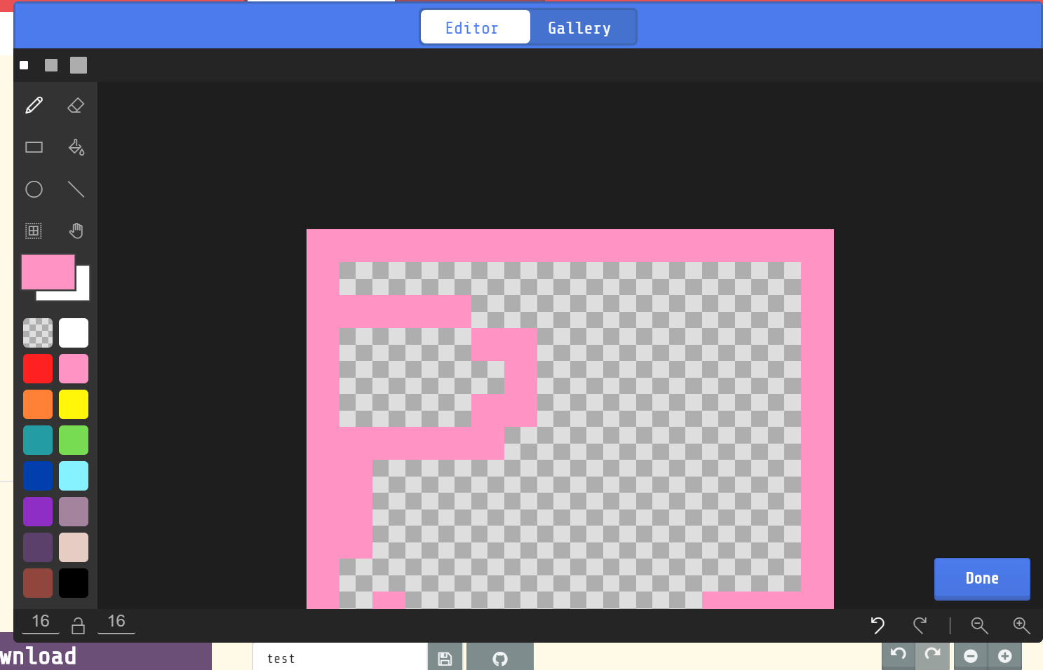 Sprite editor is not centered correctly in small screen · Issue #1478 ...
