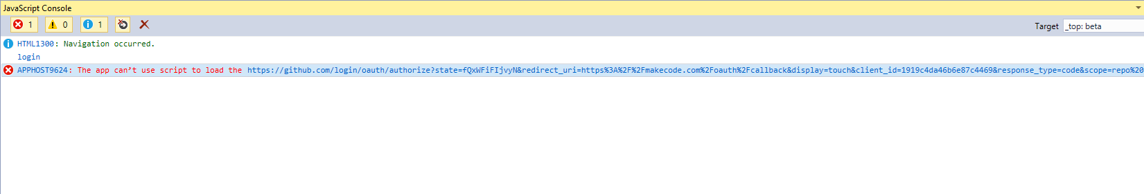 Github login doesn't work on Windows 10 App · Issue #3213 · microsoft ...