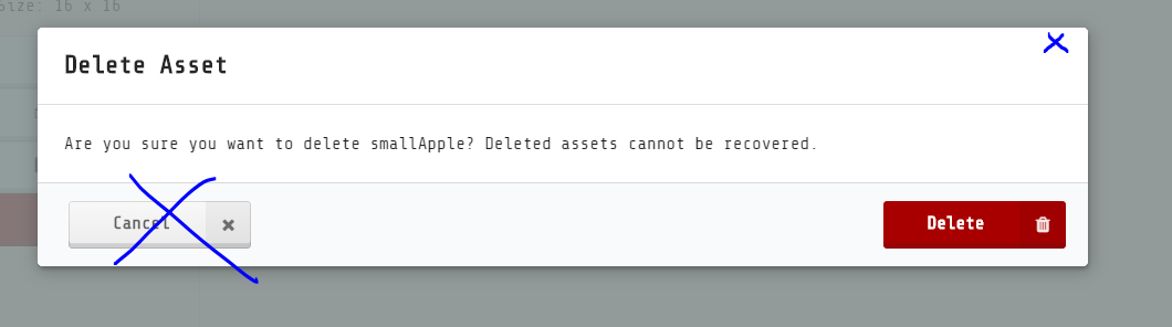 Remove Cancel Button And Replace With X · Issue 2476 · Microsoftpxt Arcade · Github 1953