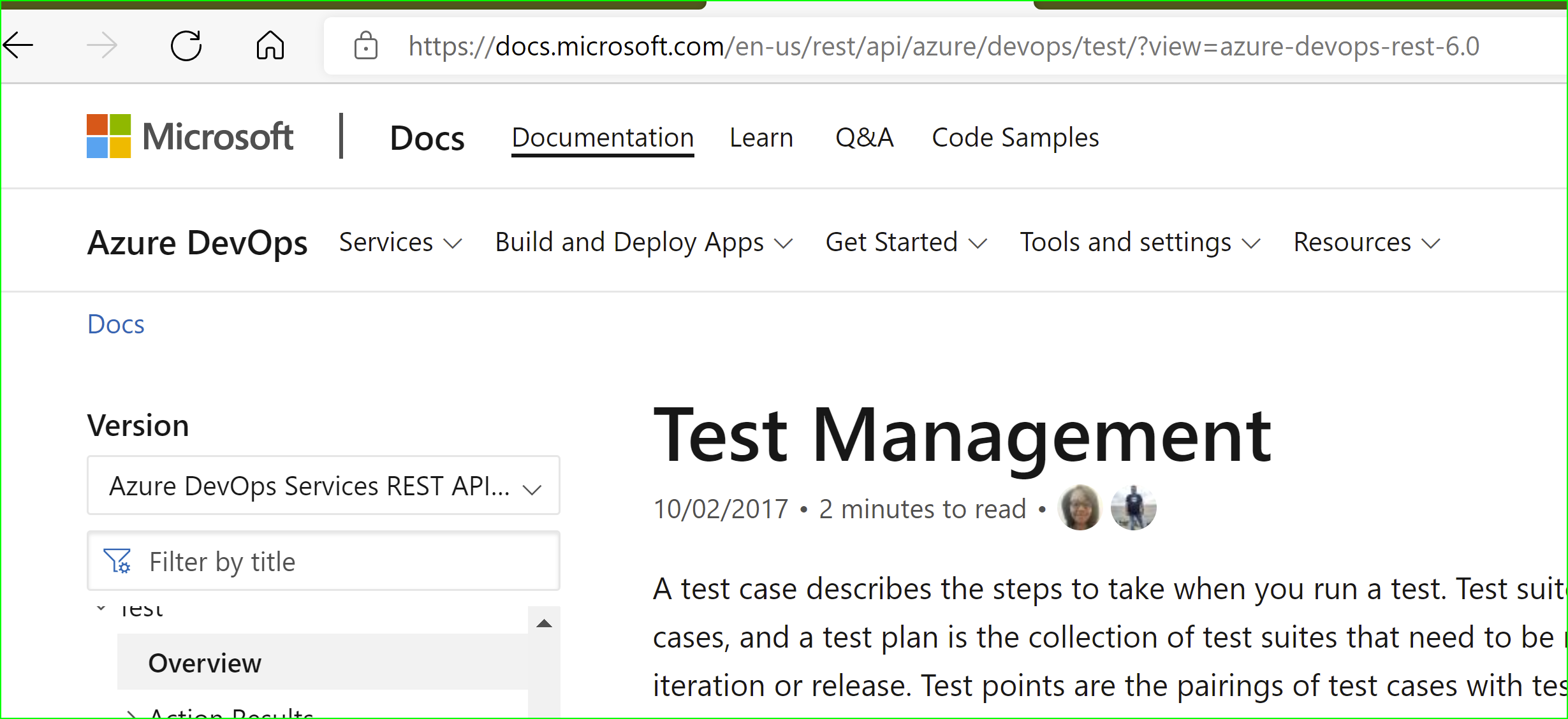 Issues with Overview section on multiple pages · Issue #494 · MicrosoftDocs/vsts-rest-api-specs ...