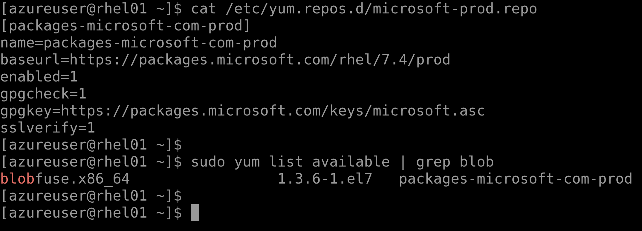 Unavailability Of Blobfuse2 Package For Rhel 7 X On The Microsoft Package Repository · Issue
