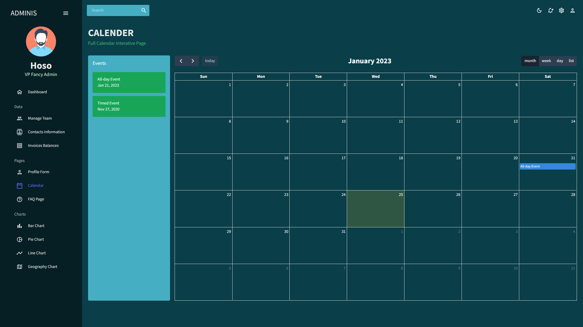 GitHub - Hossam816/Modern-DashBoard-Admin-Page