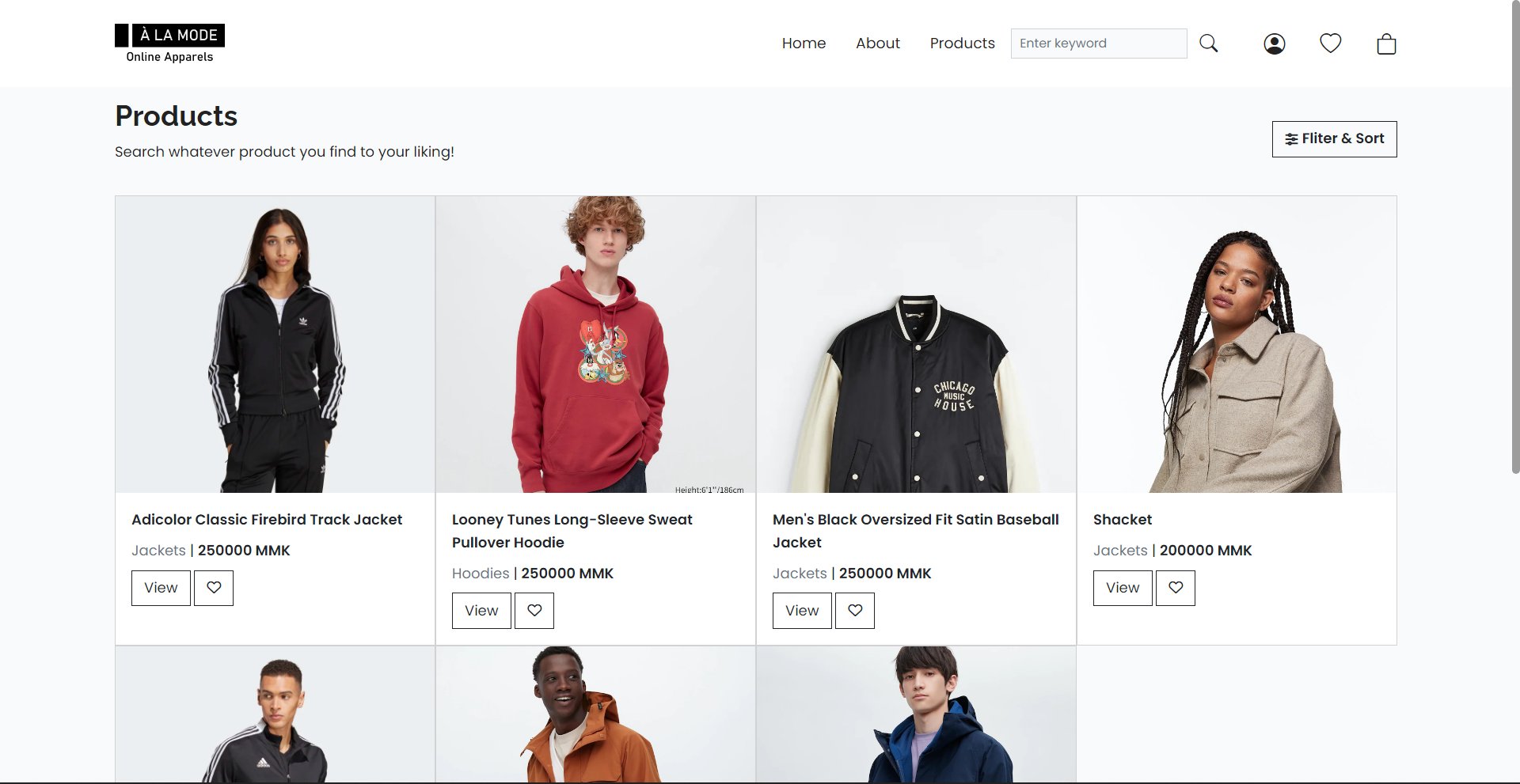 GitHub - PaingMinSoe/A-La-Mode-Ecommerce: E-commerce project built using Laravel Framework ...
