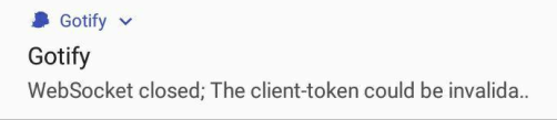 Websocket Restart Doesnt Work After 60 Sec · Issue 101 · Gotifyandroid · Github